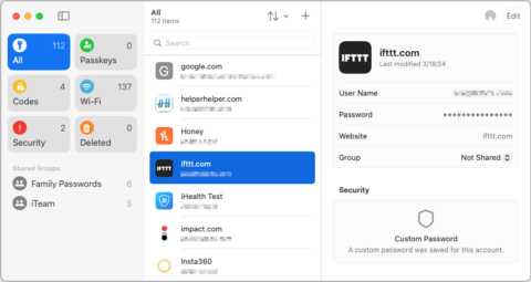 Apple Passwords App - MacEdge